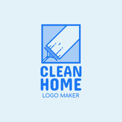 Placeit - Logo Maker for a Home Cleaning Service Provider