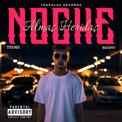 Placeit - Music Album Cover Creator for an Urban Mexican Singer