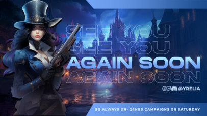 Placeit - Twitch Screen Template Featuring a League of Legends-Inspired ...