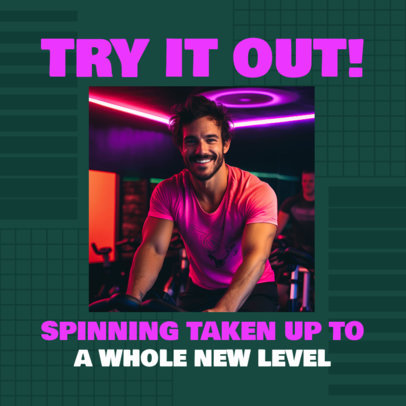 Placeit - Instagram Post Maker for a Spinning Center