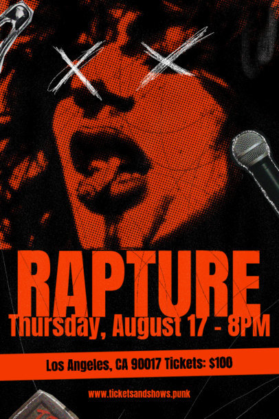 Placeit - Poster Design Maker with 8-bit-Style Fonts to Promote a K-Pop ...