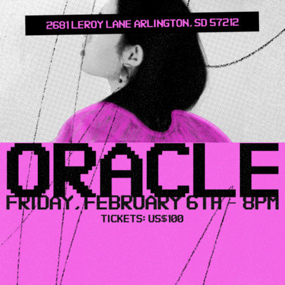 Placeit - Poster Design Maker with 8-bit-Style Fonts to Promote a K-Pop ...