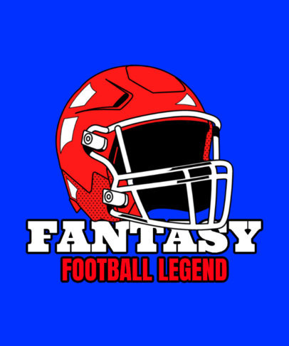 Placeit - Sports T-Shirt Design Generator Featuring a Football Helmet ...
