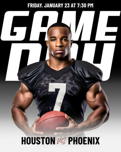 Placeit - Instagram Post Template for Football Championship Match