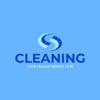 Placeit - Janitorial Services Logo Template with Cleaning Graphics