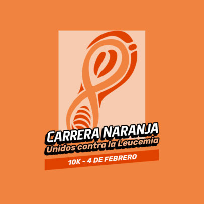 Placeit - Logo Generator for a Childhood Cancer Awareness 10K Running Event