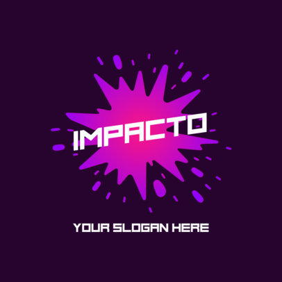 Placeit - Abstract Business Logo Generator with a Spinning Explosion