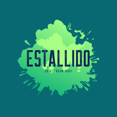 Placeit - Abstract Logo Maker with a Title and a Slogan with a ...