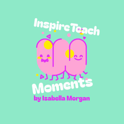 Placeit - Online Logo Creator Featuring Shapes with Smiling Faces for a ...