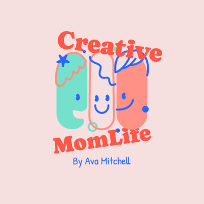 Placeit - Logo Maker with Smiling Faces for a Kids Learning Center