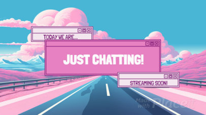 Placeit - Just Chatting Twitch Screen Video Generator for Gamers