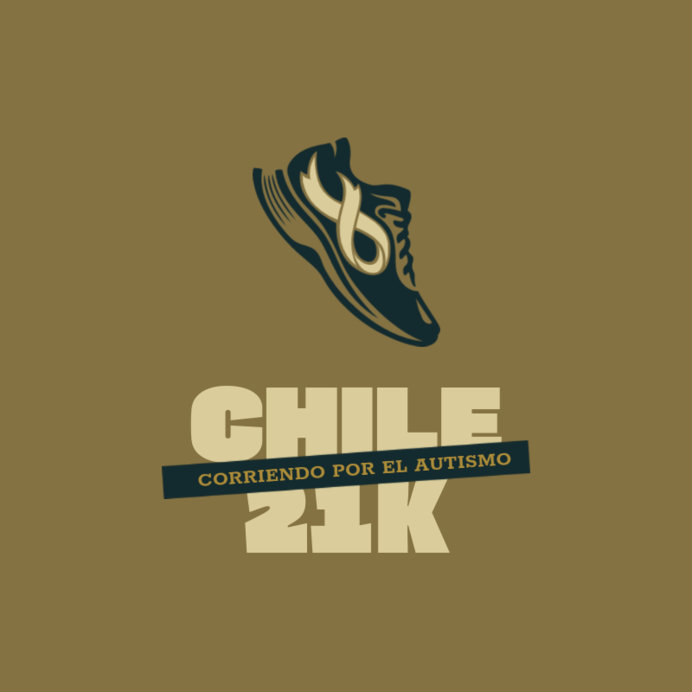 Placeit - Marathon for Autism Logo Template Featuring an Illustrated ...