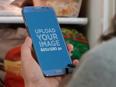 Placeit - Android Mockup of a Designer Taking Notes With Stylus Pen