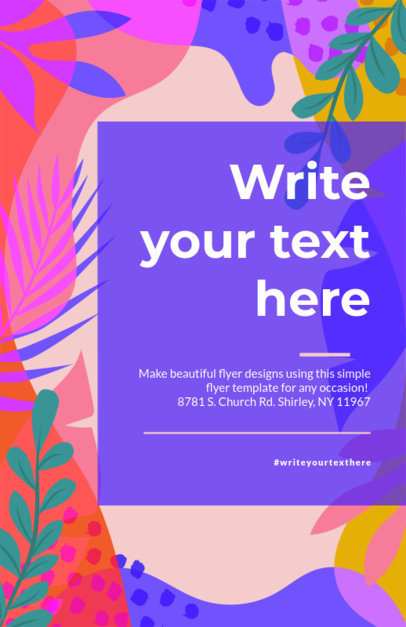 Placeit - Basic Flyer Design Template for Artsy Flyers