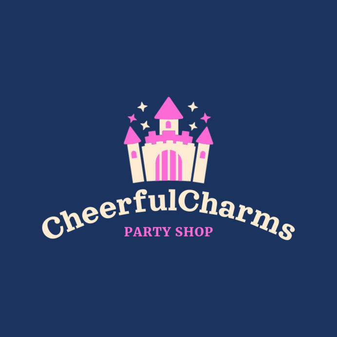 Placeit - Party Shop Logo Maker Featuring an Illustrated Castle