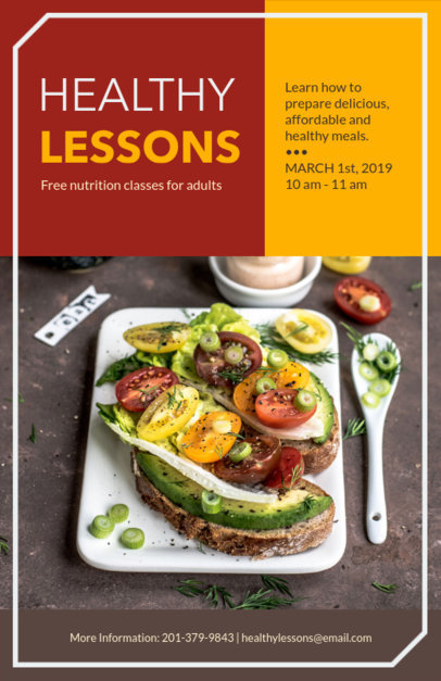 Placeit - Nutrition Classes Flyer Design Maker