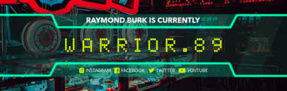 Placeit - Space Twitch Banner Maker