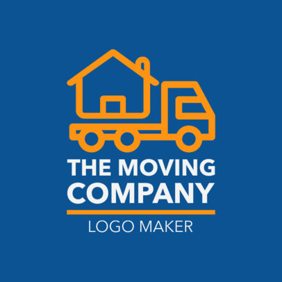 Placeit - House Moving Online Logo Template