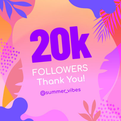 Placeit - Followers Milestone Instagram Post Template