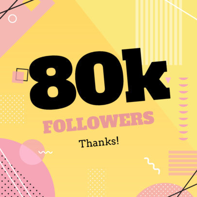 Placeit - Followers Milestone Instagram Post Template