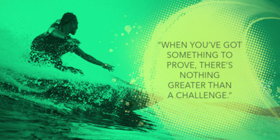 Placeit - Sports Quote Post Template for Twitter