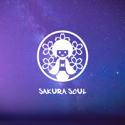 Placeit - Japanese Rising Sun Phone Grip Design Maker