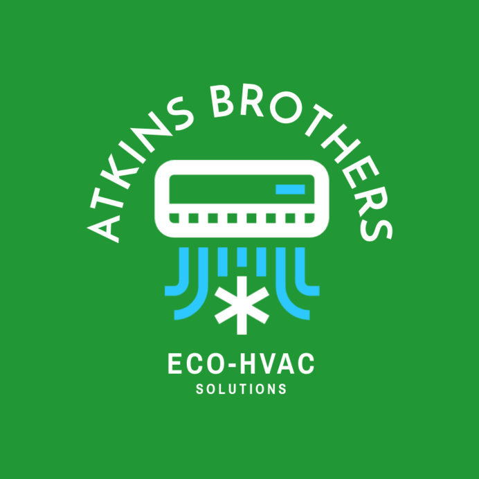 Placeit - Eco-HVAC Logo Template