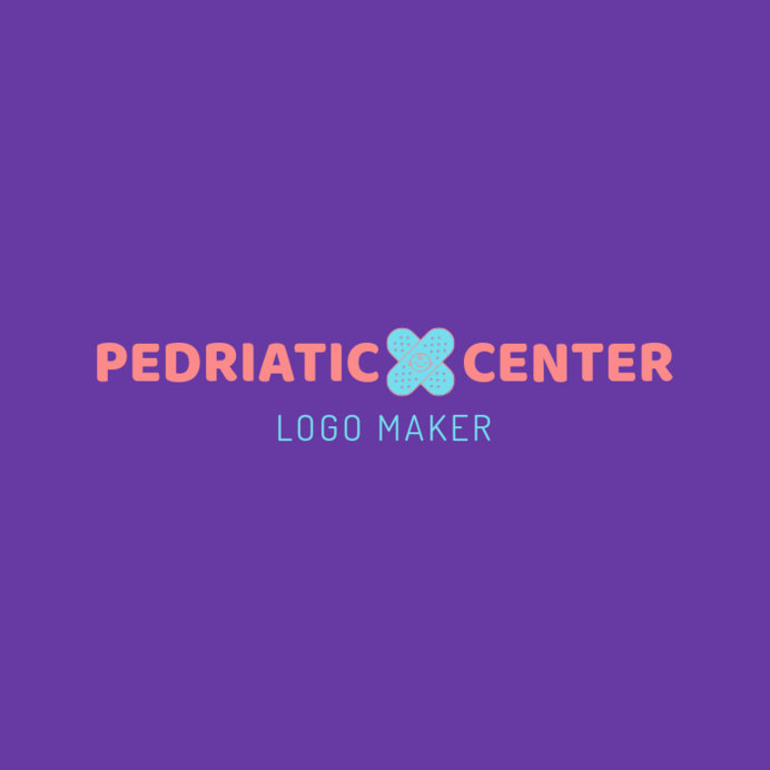 Placeit - Pediatric Logo Design Template with a Medical Clipart