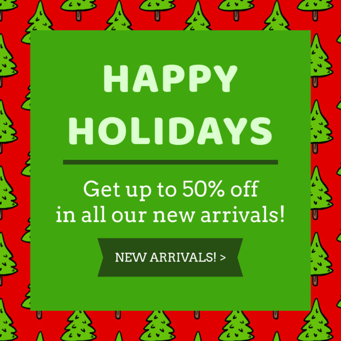 Placeit - Holiday Discount Ad Design Template