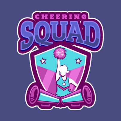 Placeit - Cheer Logo Maker for a Varsity Cheer Squad
