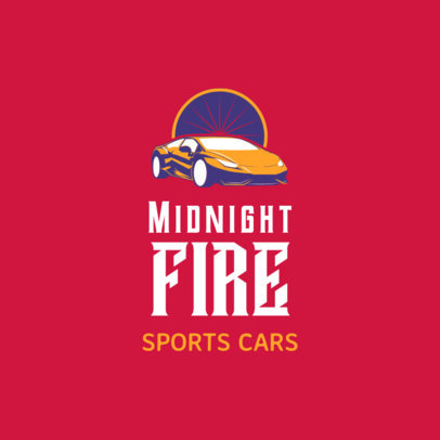 Placeit - Car Racing Logo Template with Minimalist Graphics