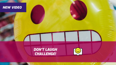 Placeit - Funny YouTube Thumbnail Design Template for a Comedy Channel