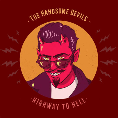 Placeit - Heavy Metal Album Cover Maker with a Grainy Filter