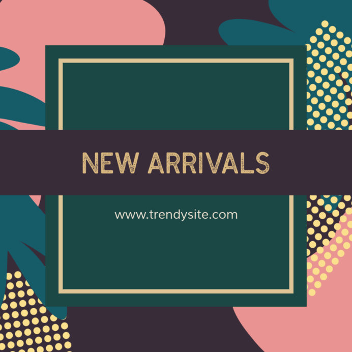 Placeit - Instagram Post Template with a Square Border