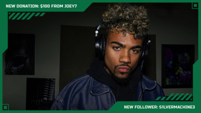 Placeit - OBS Webcam Frame Maker with Double-Lined Frame