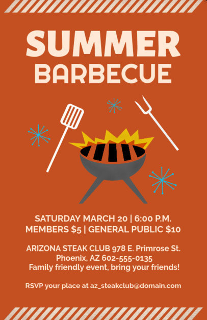Placeit - Vintage BBQ Flyer Maker