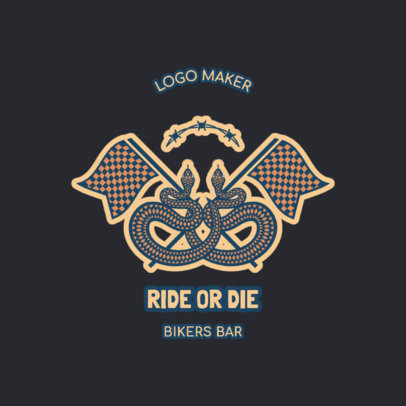 Placeit - Bar Logo Maker for Bikers