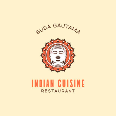 Placeit - Fine Indian Food Logo Template