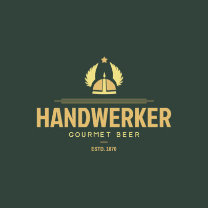 Placeit - Brewery Logo Maker for a Gourmet Beer Brand