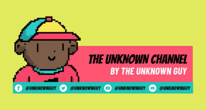 Placeit - Retro Twitch Banner Maker Featuring 8-Bit Characters