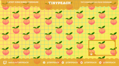 Placeit - Twitch Overlay Design Template with Pixel Art