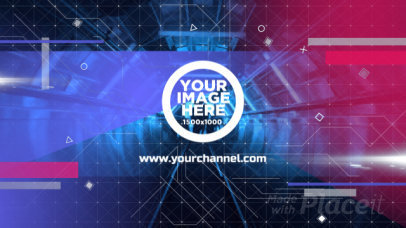 Placeit - Futuristic Intro Maker for a Logo Reveal with Glitch Effect