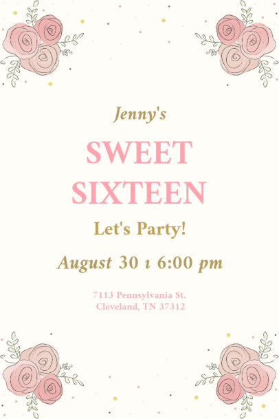 Placeit - Snapchat Geofilter Template for a Birthday Party Invitation