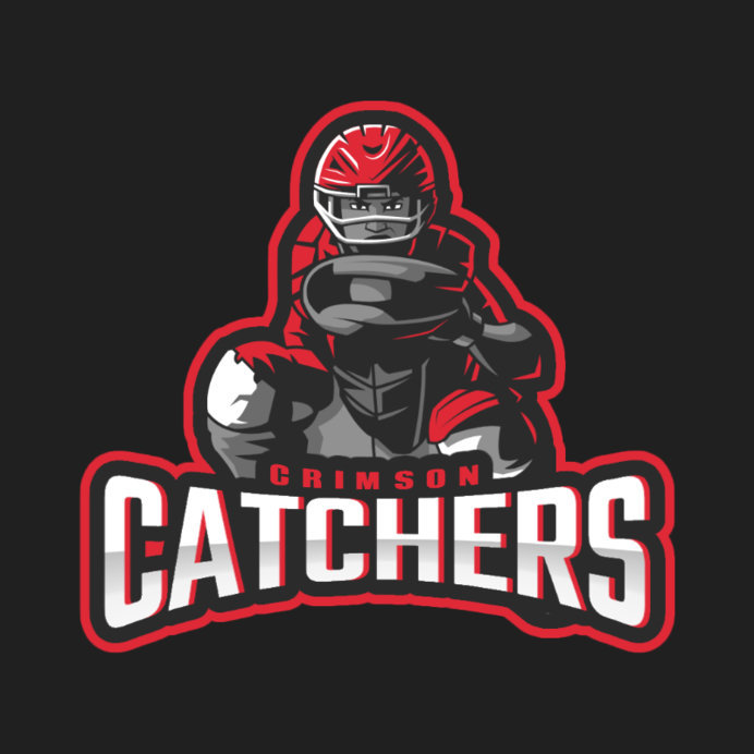 Placeit - Baseball Logo Maker with a Catcher Character