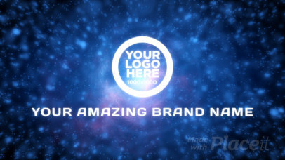 Placeit - Intro Maker for a Logo Reveal Featuring a Spinning Light