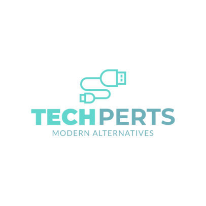 Placeit - Tech Company Logo Generator with a Drone Graphic