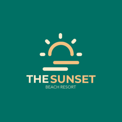 Placeit - Beach Resort Logo Maker