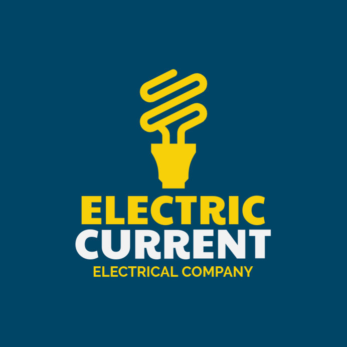 Placeit - Electrician Logo Maker with a Lightbulb Graphic