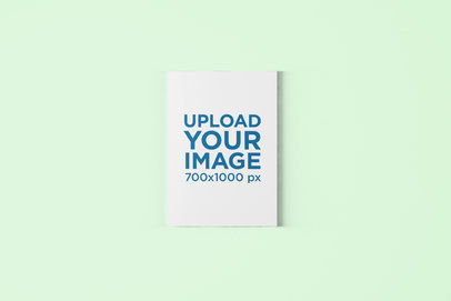 Placeit - Magazine Mockup Featuring a Man Going Through a Magazine