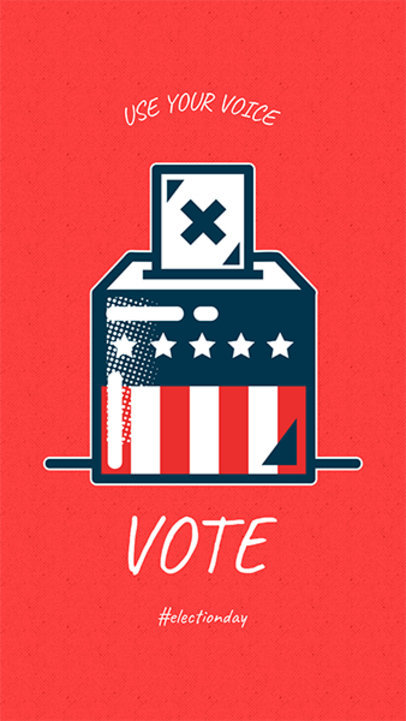 Placeit - Elections-Themed Instagram Story Template with a Political Theme